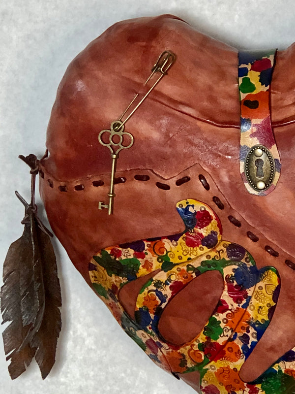 Hippie Heart - Cathy Wiggins Art